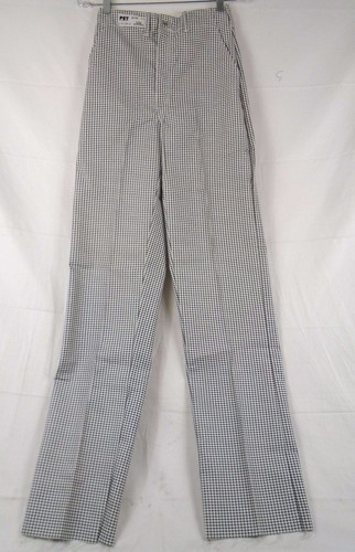 PST Houndstooth Chef Pants Size 26/OB #250-TZ 223J | eBay