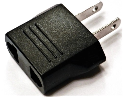 2 x 220V to 110V Travel Flat Plug Charger Adapter Convert | eBay