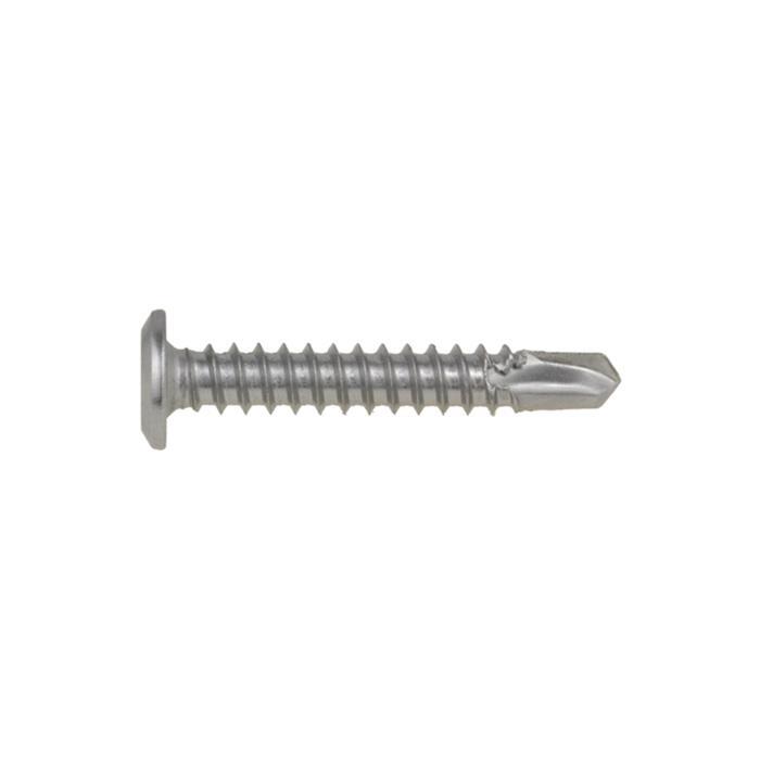 Qty 20 Wafer 8g-18 x 12mm Coarse Metal Self Drilling Screw Stainless ...