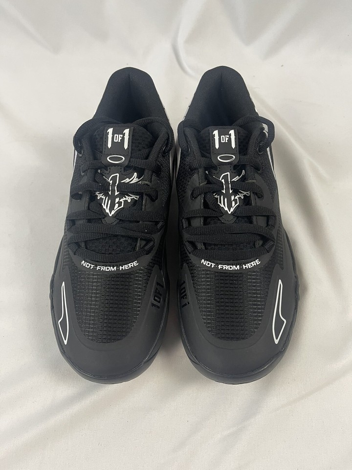 PUMA MB1 MB.01 Lo Low Team Color Black White LaMelo Ball 377368-12 Mens ...