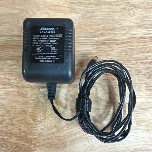 Original BOSE JOD-48U-08A 12V Power AC Adapter for Companion Speakers ...