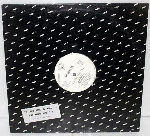 Anquette ‎- Let's Rock & Roll Y'all - 1989 US 12" Vinyl Promo Single w ...