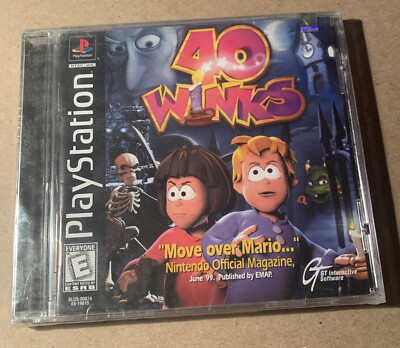 40 Winks (Sony PlayStation 1, 1999) New/Sealed 742725198159| eBay