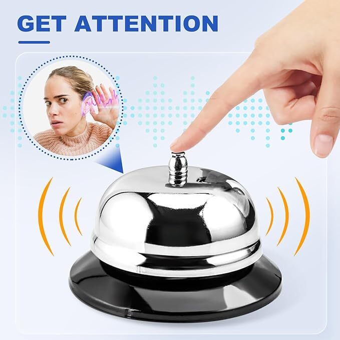 Desk Bell Customer Service Counter Call Bells Large Bank Clinic Office ...