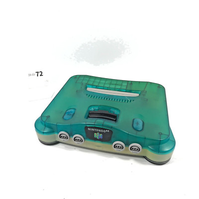 Nintendo 64 Console only Clear Blue N64 japan NTSC-J 23-11-72 | eBay