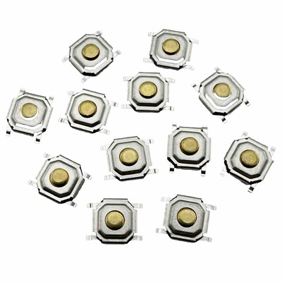 Alps Tactile 4 Pin Button Switch SMD 5.2x5.2x1.5mm For G700 (12 Pieces ...