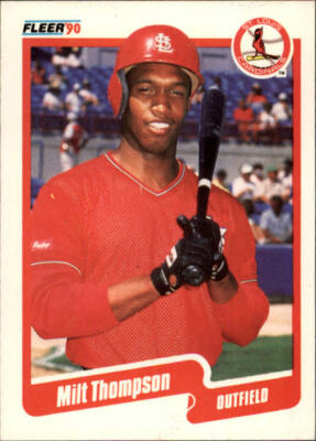 1990 Milt Thompson Fleer Baseball Card #262 | eBay