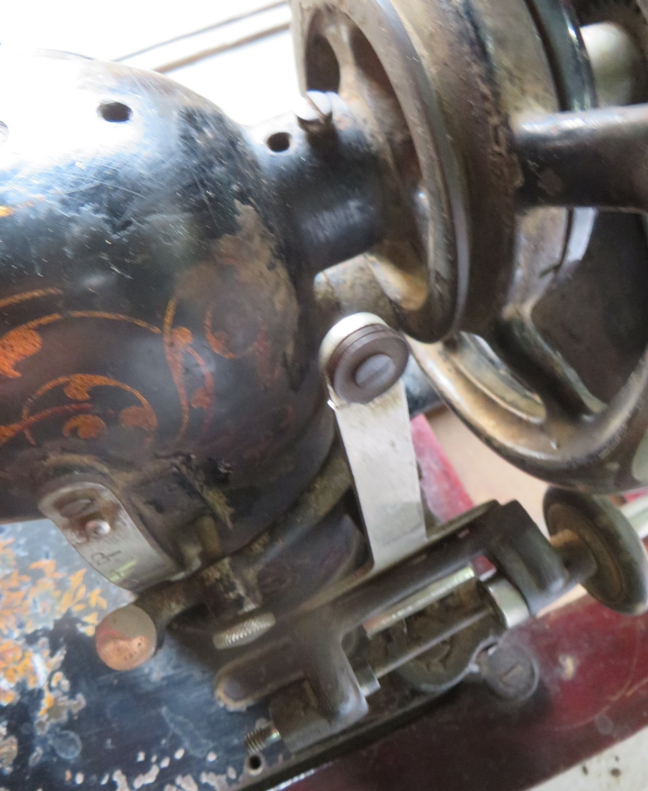 Vintage Durkopp sewing machine Schutz Marke trademark domestic treadle ...