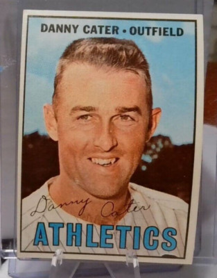 #2470 1967 TOPPS BASEBALL #157 DANNY CATER | eBay