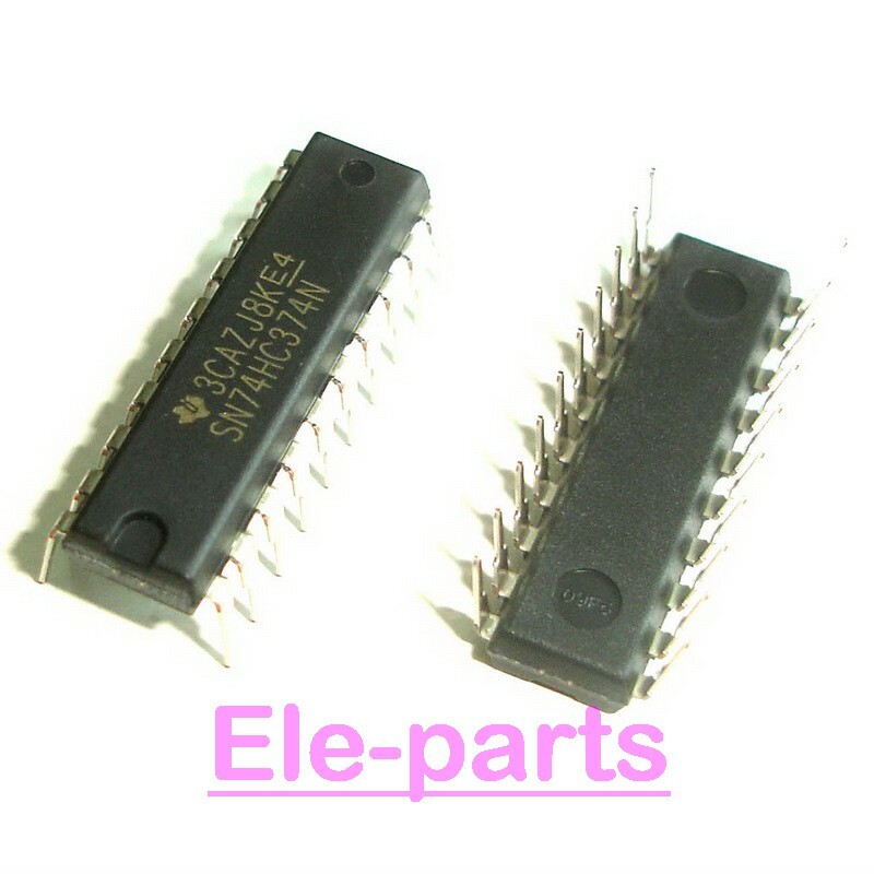 10 PCS SN74HC374N DIP-20 74HC374N 74HC374 positive edge-trigger 3-state ...