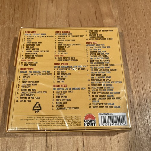 The Bedlam Anthology 6CD cozy powell ideal milk big bertha ace kefford ...