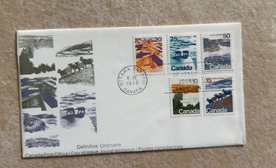 Canada Post Official FDC SC #594 - 598 Landscapes (1972) Combo Cover | eBay