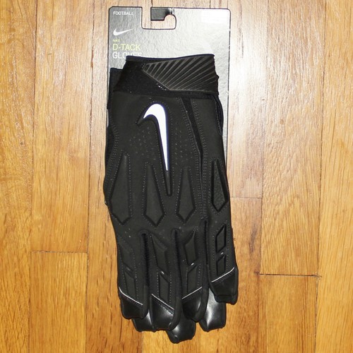 Nike D-Tack NFL Football Lineman Gloves Mens 4XL Black White DX4510-091 ...