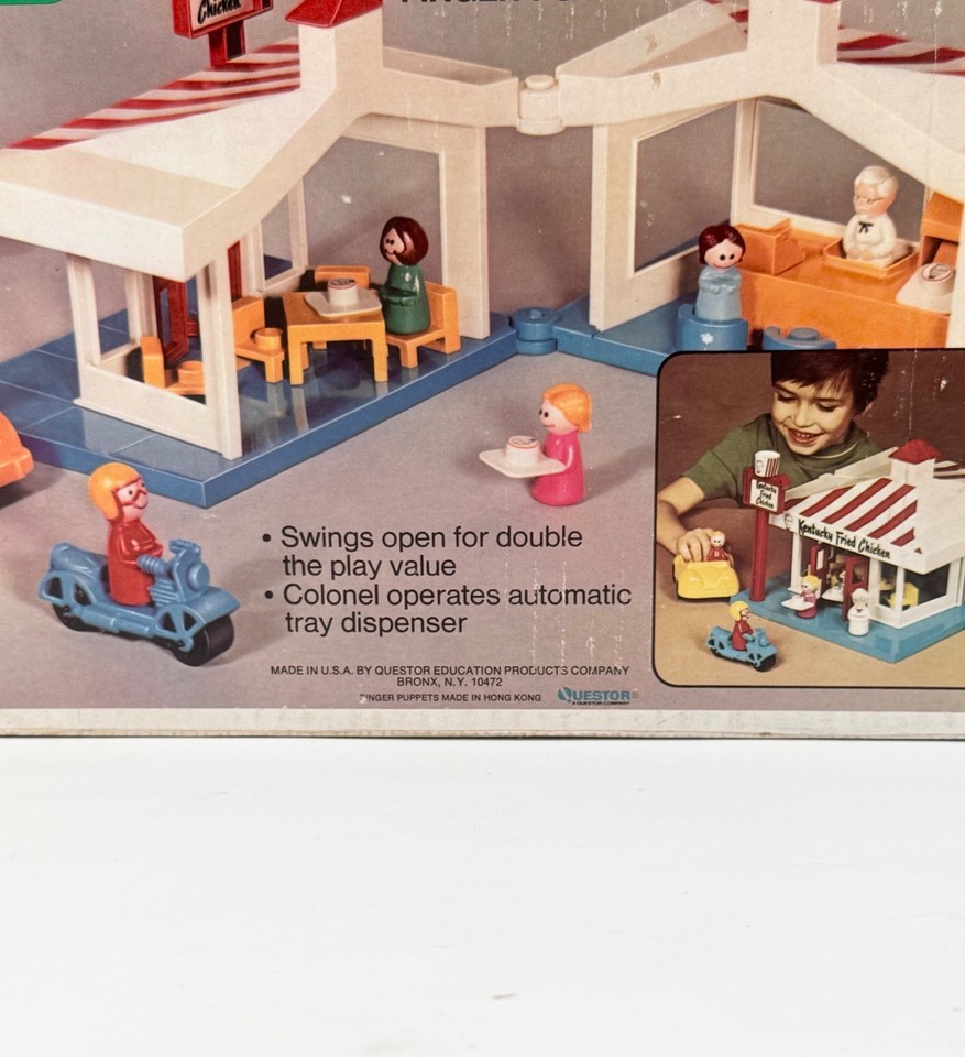 Vintage CHILD GUIDANCE KENTUCKY FRIED CHICKEN Playset In Box | eBay ...