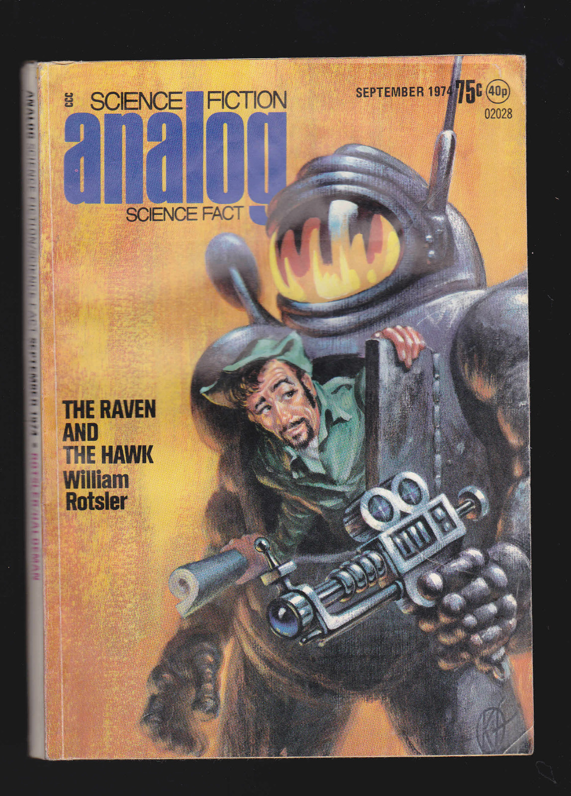 Analog Magazine September 1974 William Rotsler Alan Brennen George M ...