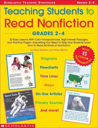Teaching Students to Read Nonfiction : 20 Easy Lessons with Color ...