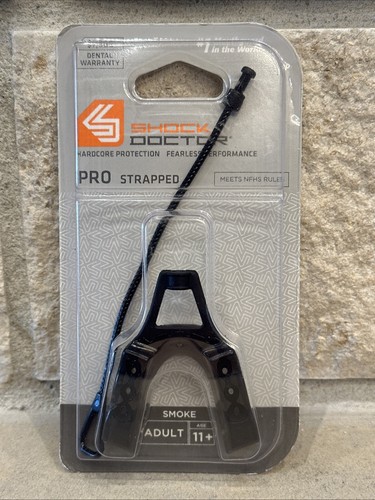 L) NEW Shock Doctor Pro Strapped Mouth Guard Classic Age 11+ 5101A | eBay