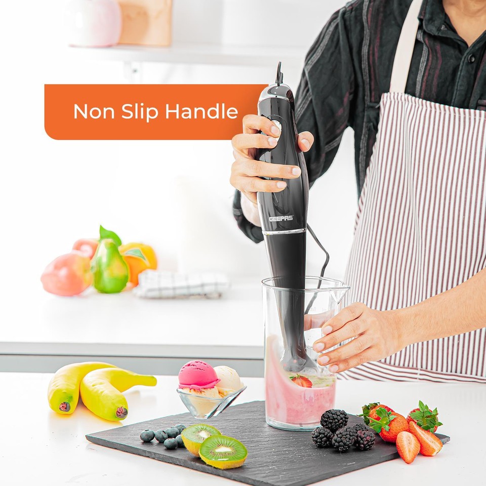 Hand Blender Food Collection Mixer with SS Blades 180W Anti-Splash ...
