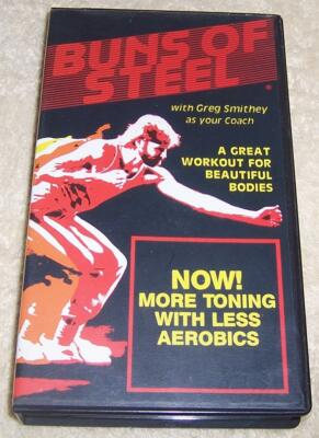 Buns of Steel VHS Video Greg Smithey Rare 1st Edition of Historic ...