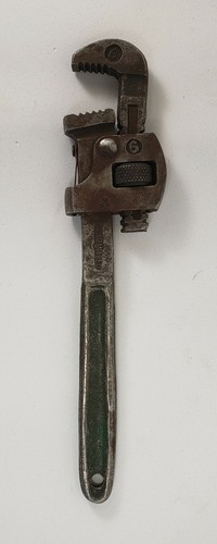 Antique Stillson Wrench The Erie Tool Works 6" Pipe Wrench. Green ...