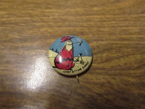 Vintage Chief Sitting Shmoo Pinback Pin Button | eBay