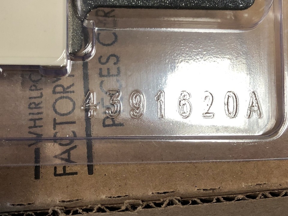 WHIRLPOOL Factory Certified Parts Gas Dryer Ignitor 4391620A (NOS) | eBay