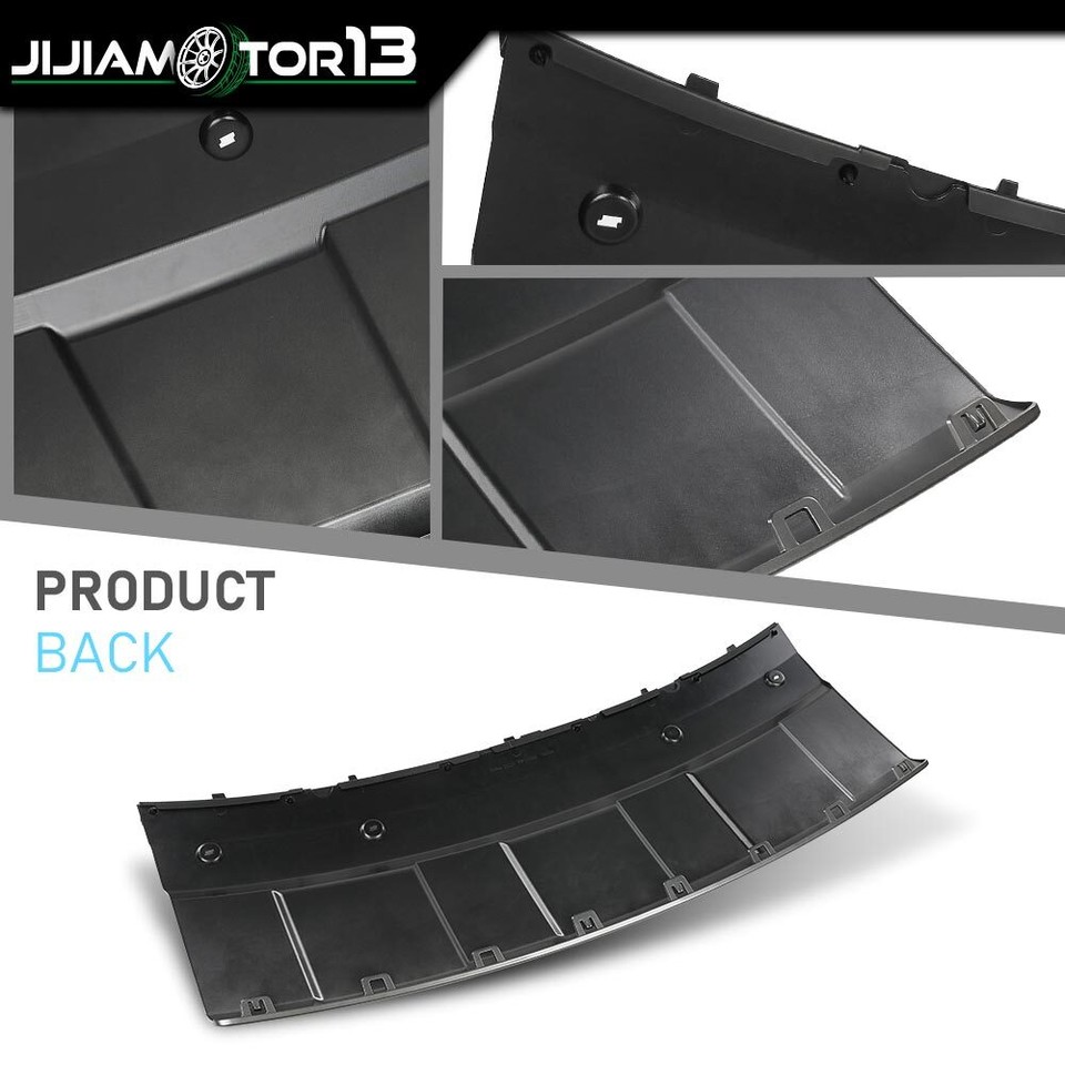 Black Bumper Tow Hook Cover Spoiler Skid Plate Fit For 2013-17 Range ...