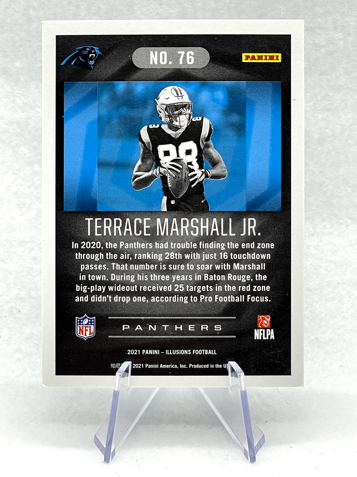 Terrace Marshall Jr. 2021 Panini Illusions #76 RC Carolina Panthers | eBay
