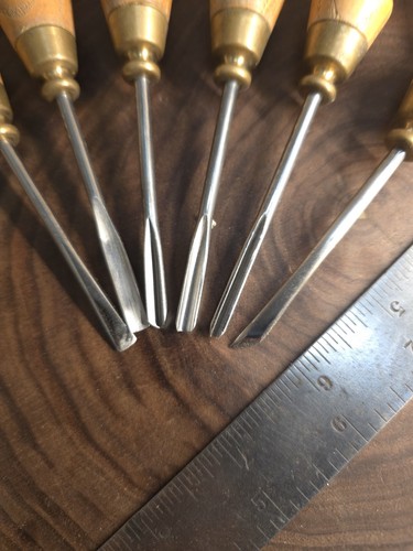 SORBY 6-PIECE MICRO CARVING CHISEL SET | eBay