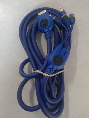 Monster PS2 Cable High Performance Audio Visual RCA 3 prong! PS1/PS3 ...