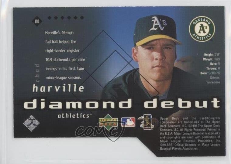 2000 Black Diamond Diamond Debut Reciprocal Cut Chad Harville #110 | eBay