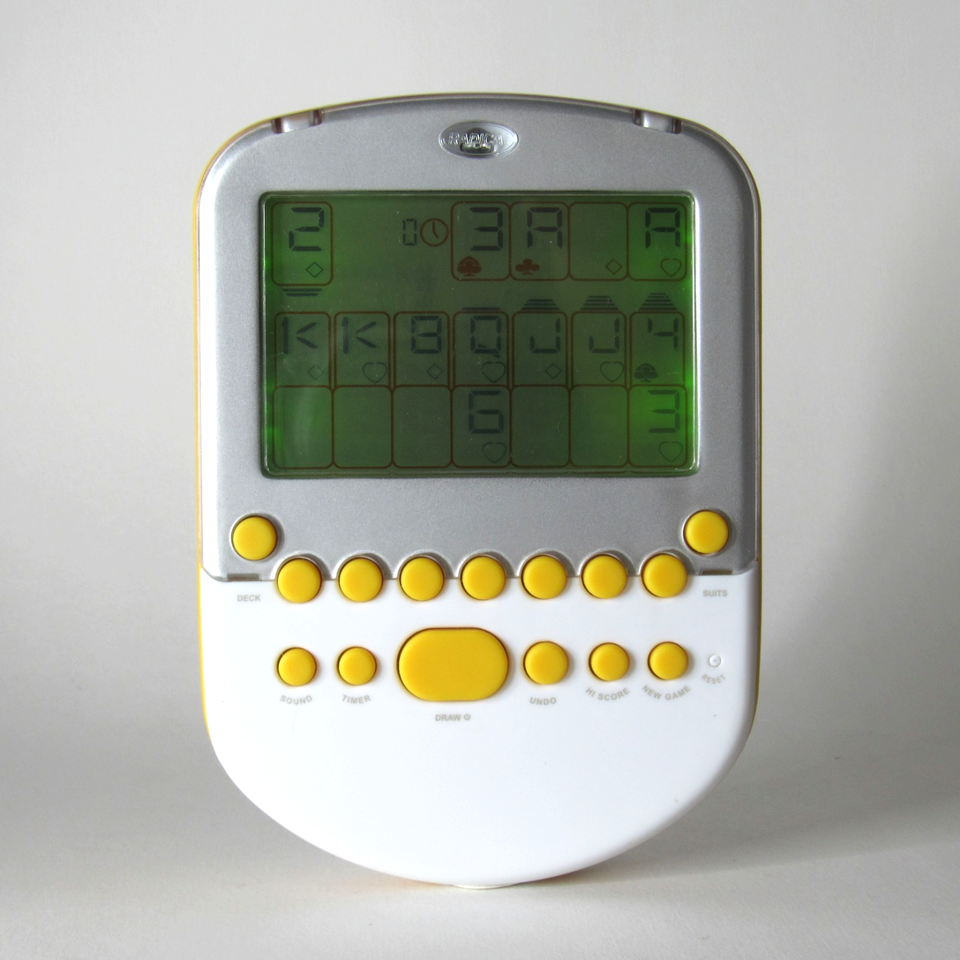 Radica Big Screen Solitaire Handheld Electronic Game Tested Lighted ...