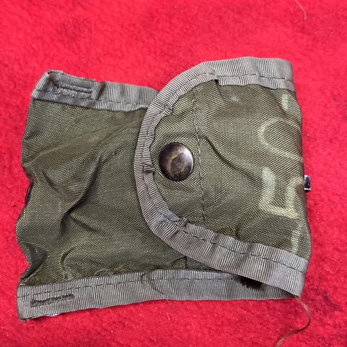 VINTAGE U.S. MILITARY CASE FIELD FIRST AID PACKET COMPASS POUCH OD ...