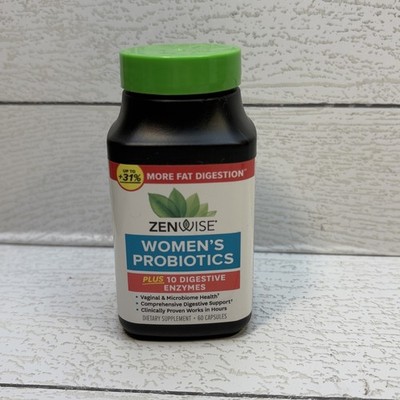 Zenwise Health Probiotics for Women Prebiotics and Probiotics Exp. 4/26 ...