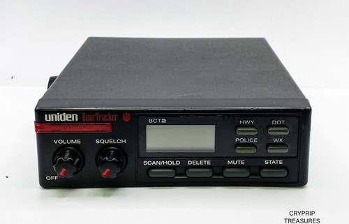 Vintage Uniden Bear Tracker Model BCT-2 Mobile Scanner Scanning Radio ...