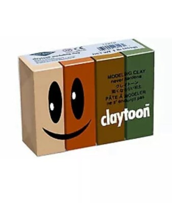 7 Claytoon Modeling Clay And 1 Plus Gray Modeling Clay | eBay