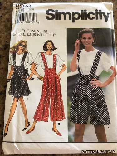 🌹SIMPLICITY #8285-LADIES TWO LENGTH SPLIT SKIRT JUMPER & SHIRT PATTERN ...