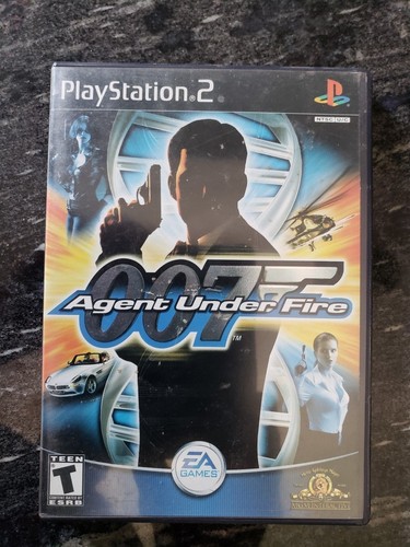 James Bond 007 Agent Under Fire PLAYSTATION PS2 BLACK LABEL FIRST ...