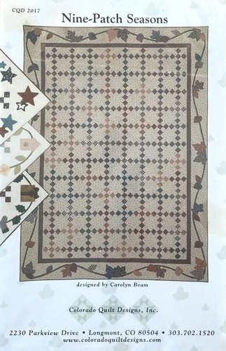 Colorado Quilt Designs Nine-Patch Seasons Pattern by Carolyn Beam 2002 ...