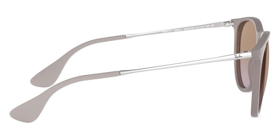Ray-Ban Erika Polished Dark Sand / Brown/Violet Lenses RB4171 600068 54 ...