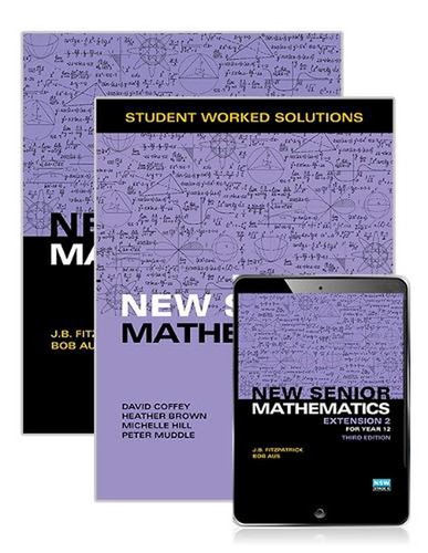 New Senior Mathematics Extension 2 Year 12 Student Book, eBook and Student Worke 9781488666001 ...
