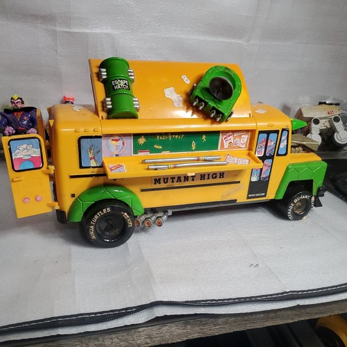 VTG 1992 TMNT Rock n Roll Muta Bus Near Complete Teenage Mutant Ninja ...