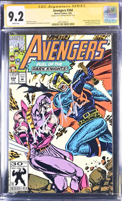 AVENGERS #344 - 2/92 - CGC SIGNATURE SERIES SIGNED BY KIT HARINGTON ...