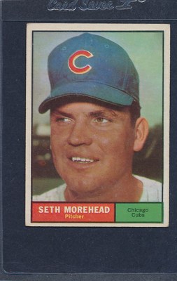 1961 Topps #107 Seth Morehead Cubs VG/EX 61T107-22116-1 | eBay