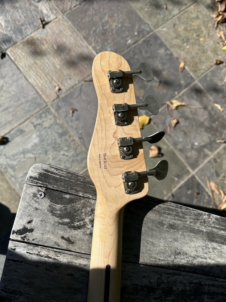 custom PBass style bass neck with age with tuners by jomo ...