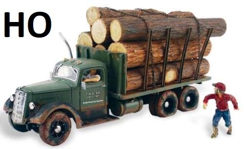 HO Scale - Tim Burr Logging w/Driver & 1 worker WOO-AS5553 | eBay
