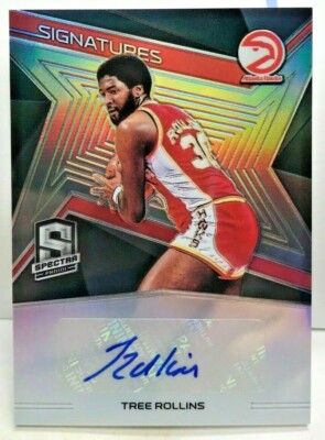 Tree Rollins 2018-19 Panini Spectra SILVER Prizm Autograph Auto #d 12/ ...