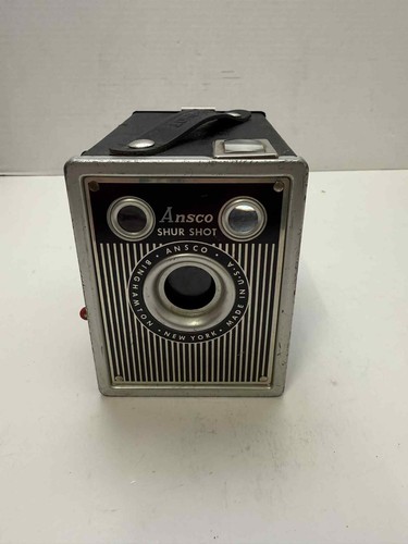 ANSCO SHUR SHOT BOX CAMERA ART DECO RETRO 1948 ORIGINAL VINTAGE | eBay