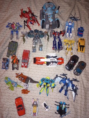 Transformers Lot Action Figures Hasbro Huge Toy Lot | eBay