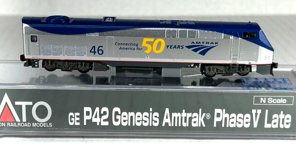 KATO N SCALE P42 LOCOMOTIVE PHASE V Late 50TH ANNIVERSARY AMTRAK 176 ...